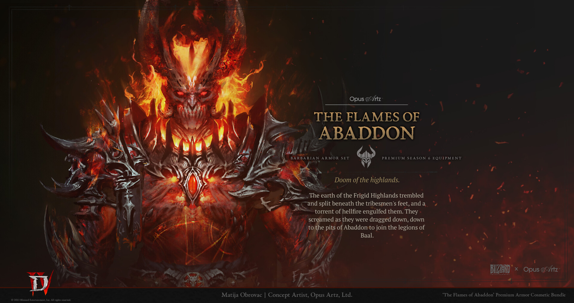 OPUS ARTZ - Diablo IV | Flames of Abaddon