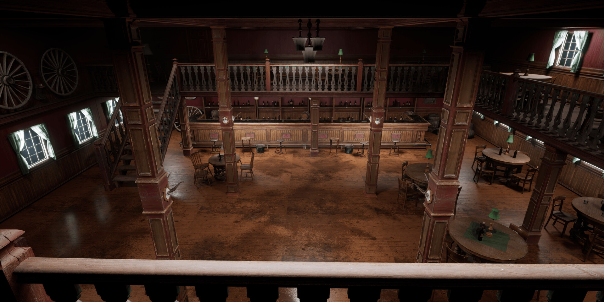 Robin Raj - Saloon Interior OI