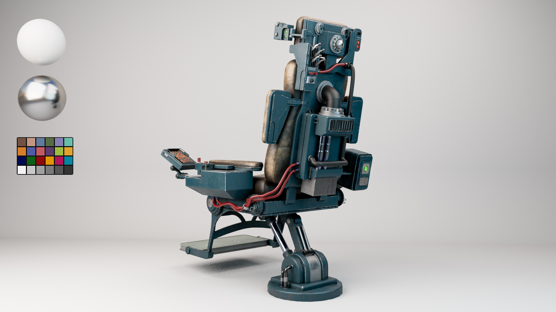 ArtStation - Old Sci-Fi Command Chair