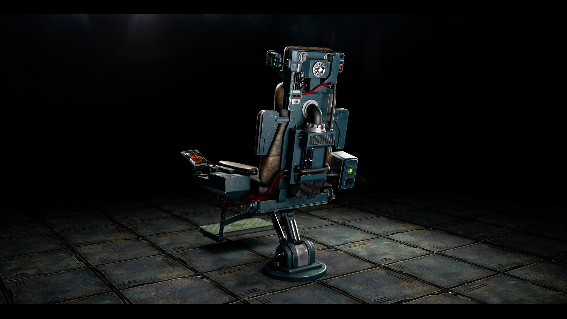 Neet Koladiya - Old Sci-Fi Command Chair