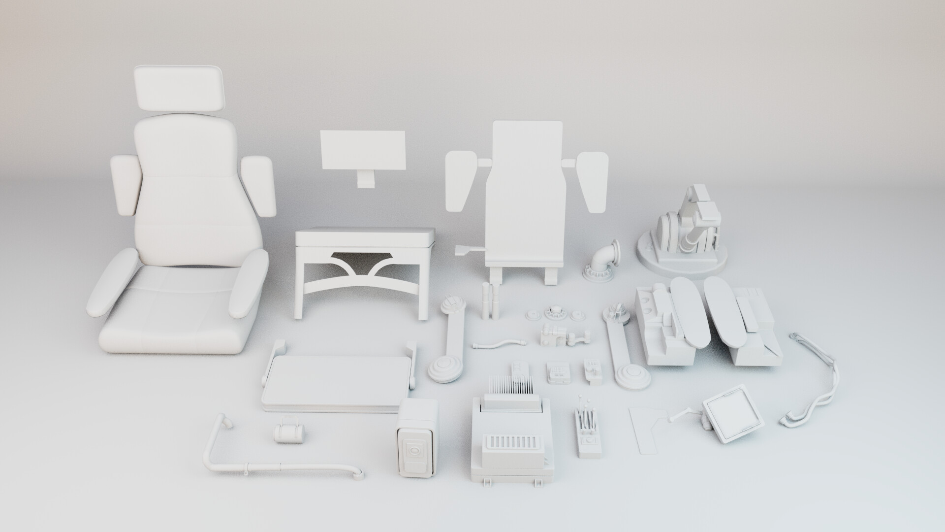 Neet Koladiya - Old Sci-Fi Command Chair