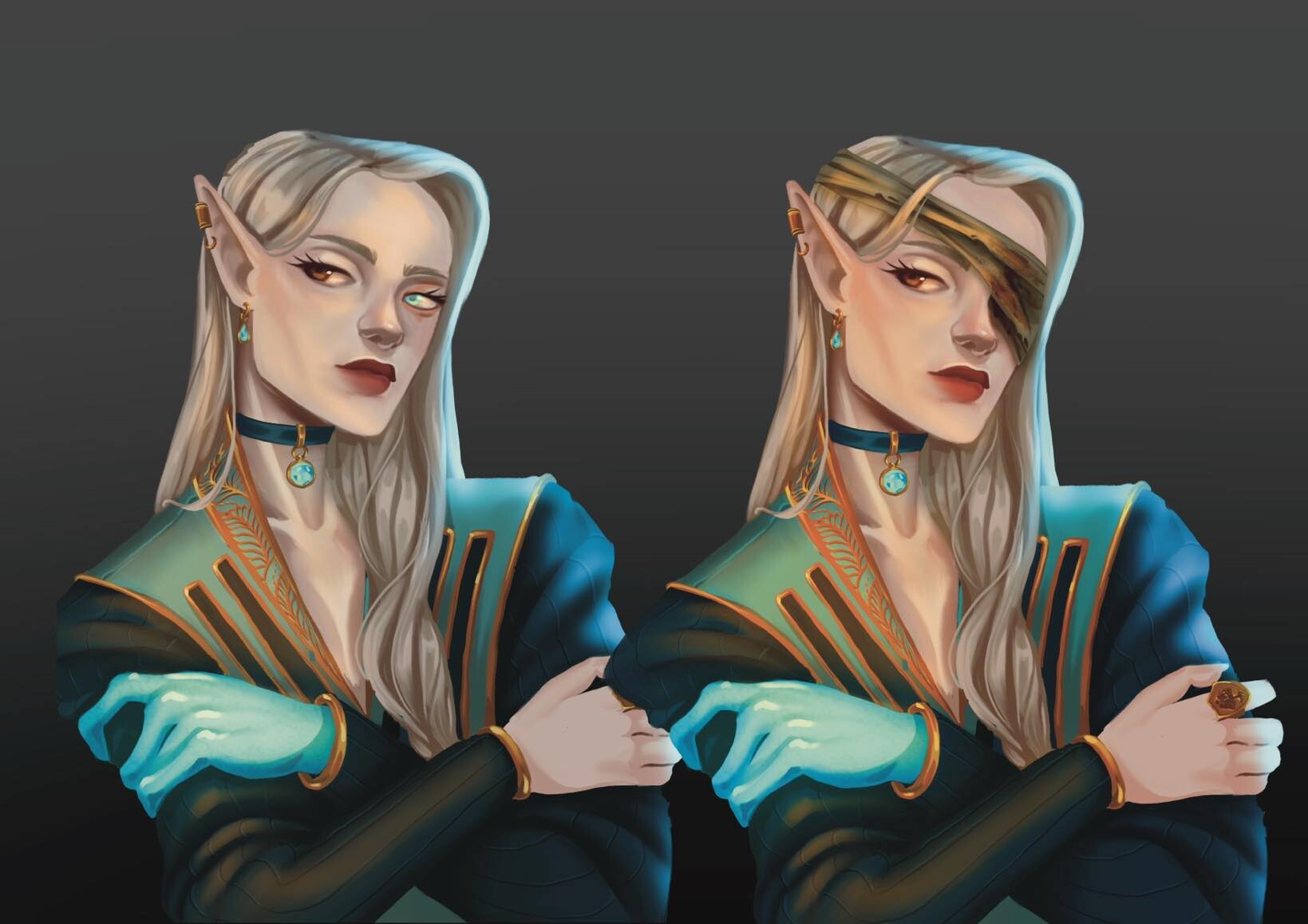 Floriane Guichard - DnD Token - Echos of the Past