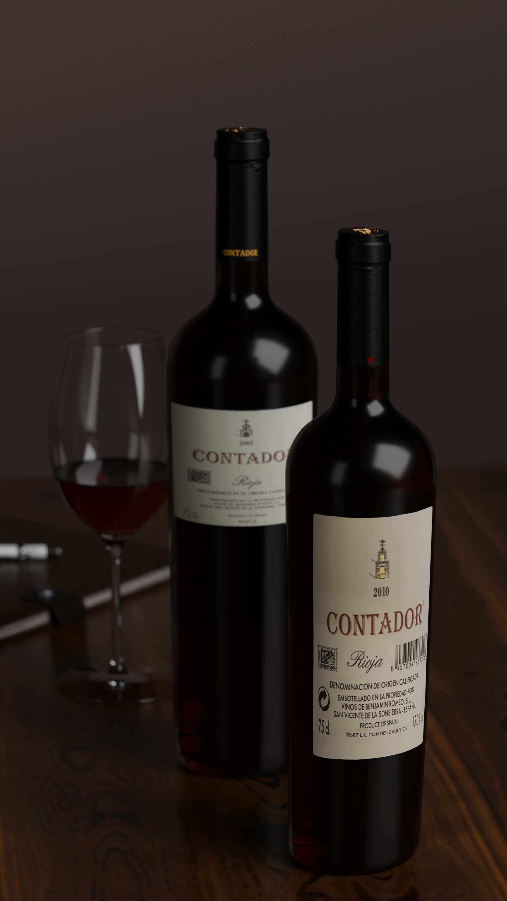 ArtStation - CONTADOR WINE BOTTLE