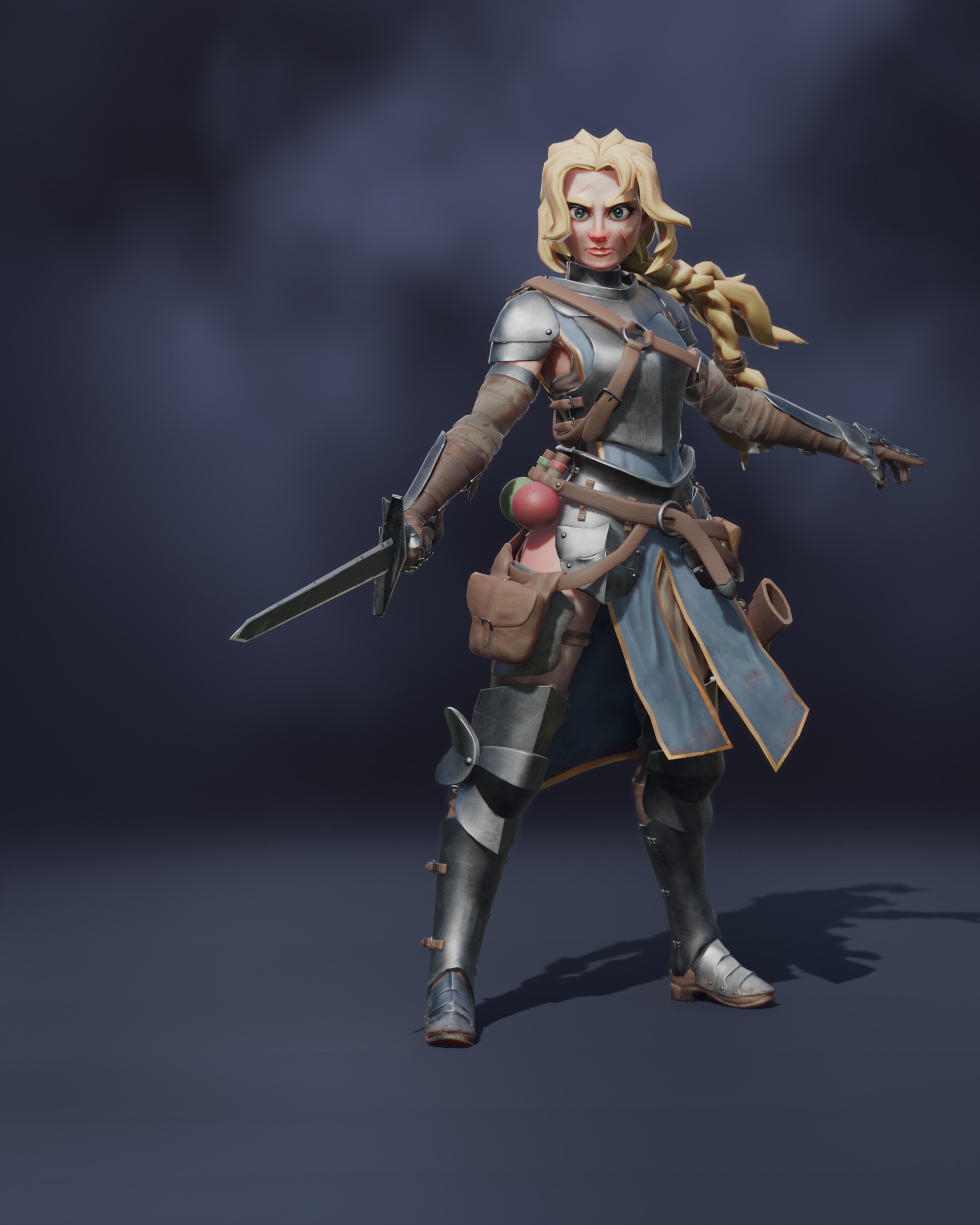 ArtStation - Warrior Lady