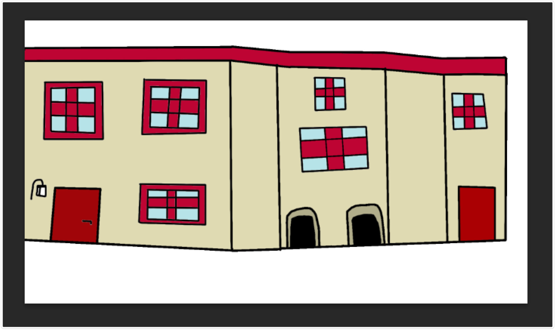 ArtStation - FPE Buildings 3D Model Prototypes (From Photoshop to Blender)