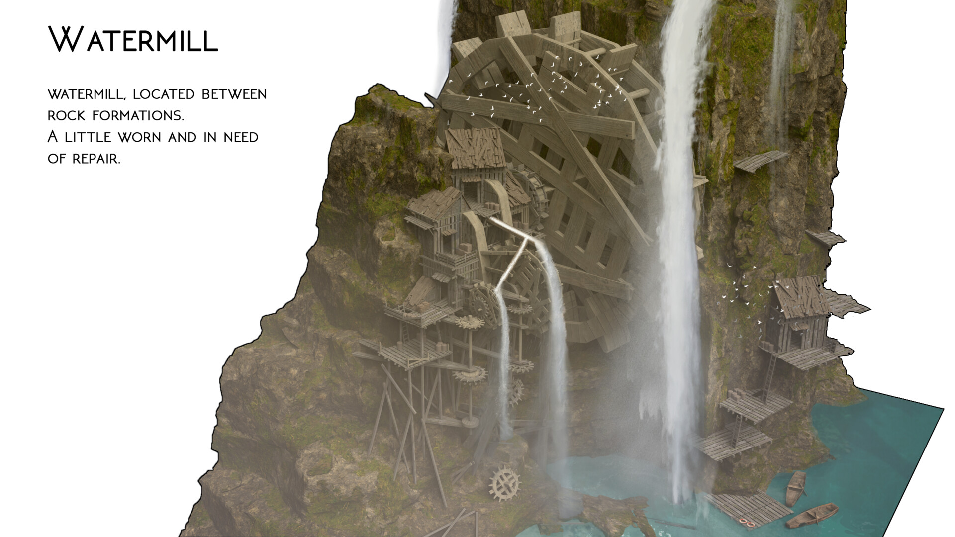 ArtStation - Watermill