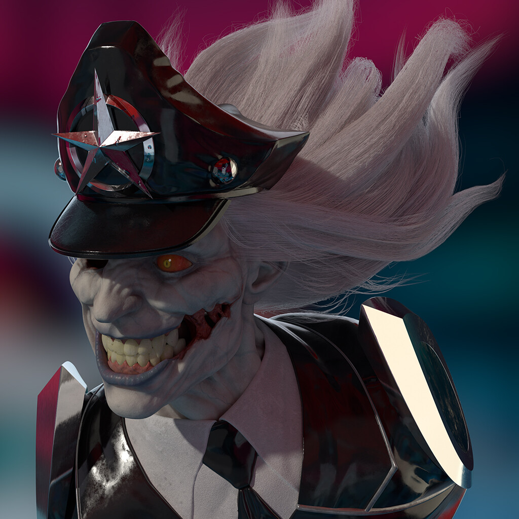 ArtStation - Model - Death Metal Zombie Cop