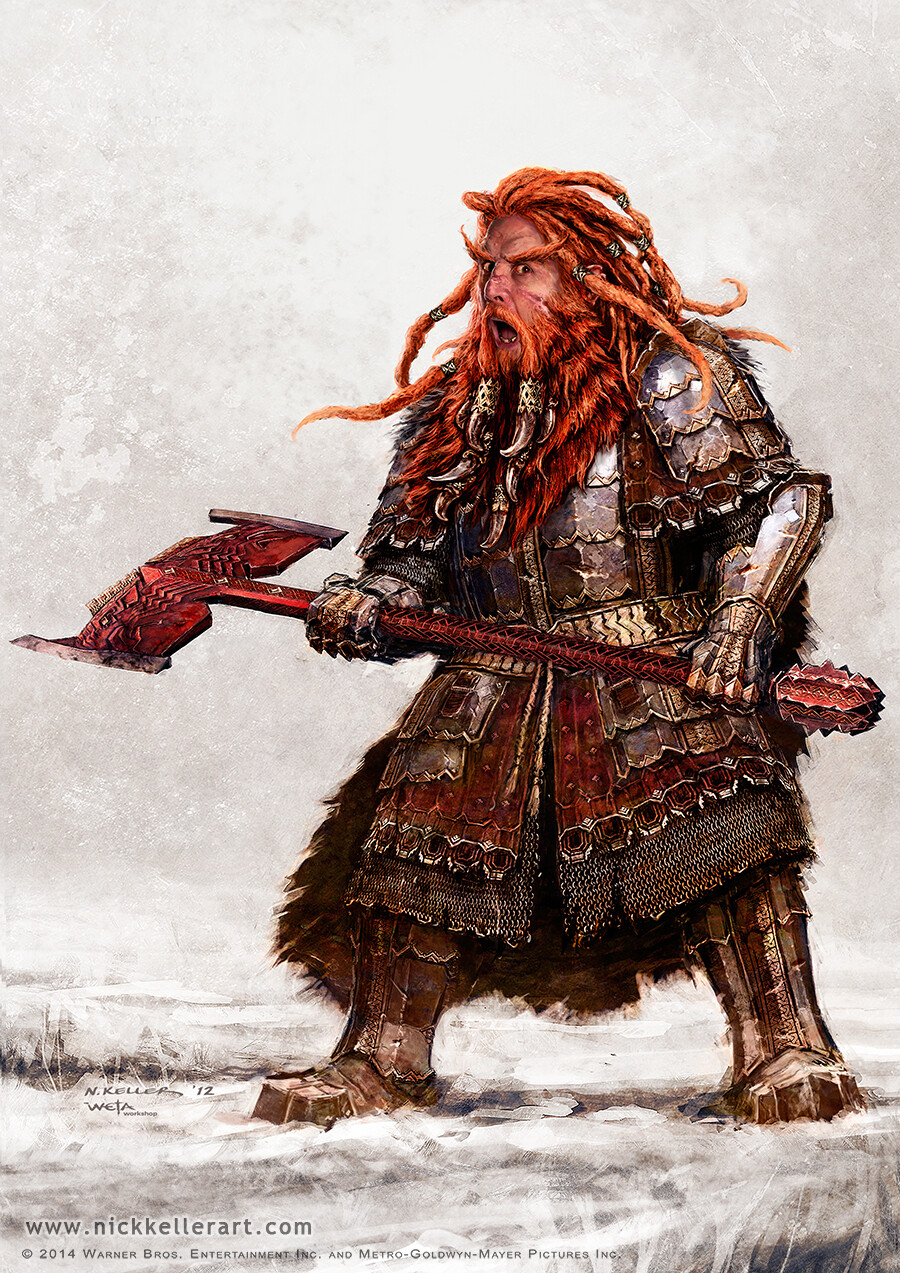 The Hobbit Dwarves Drawing