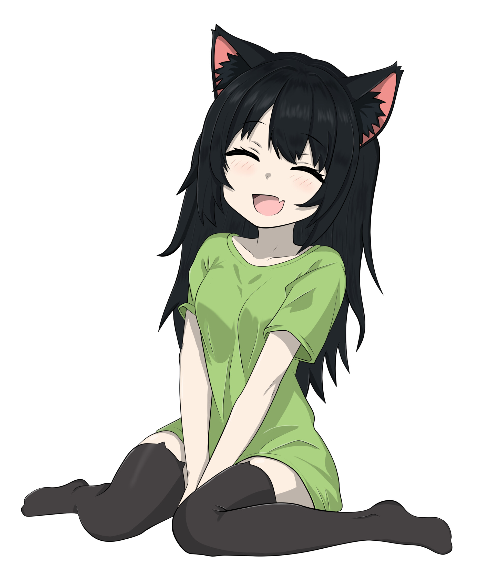 ArtStation - Happy neko