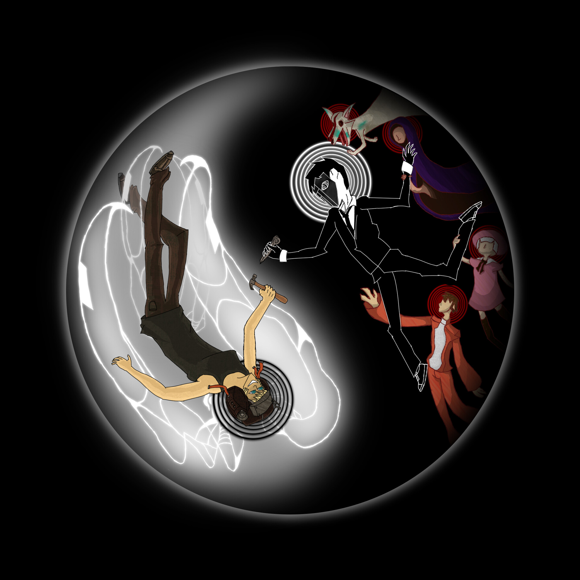 ArtStation - Psychopomp Venus and Mercury Yin Yang