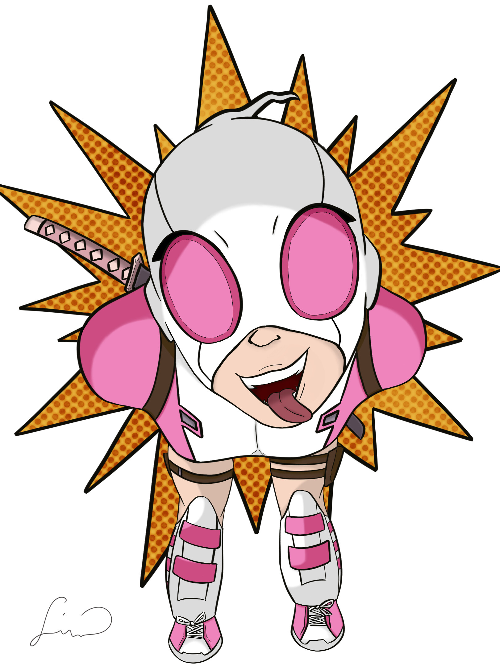 ArtStation - Gwenpool fan art