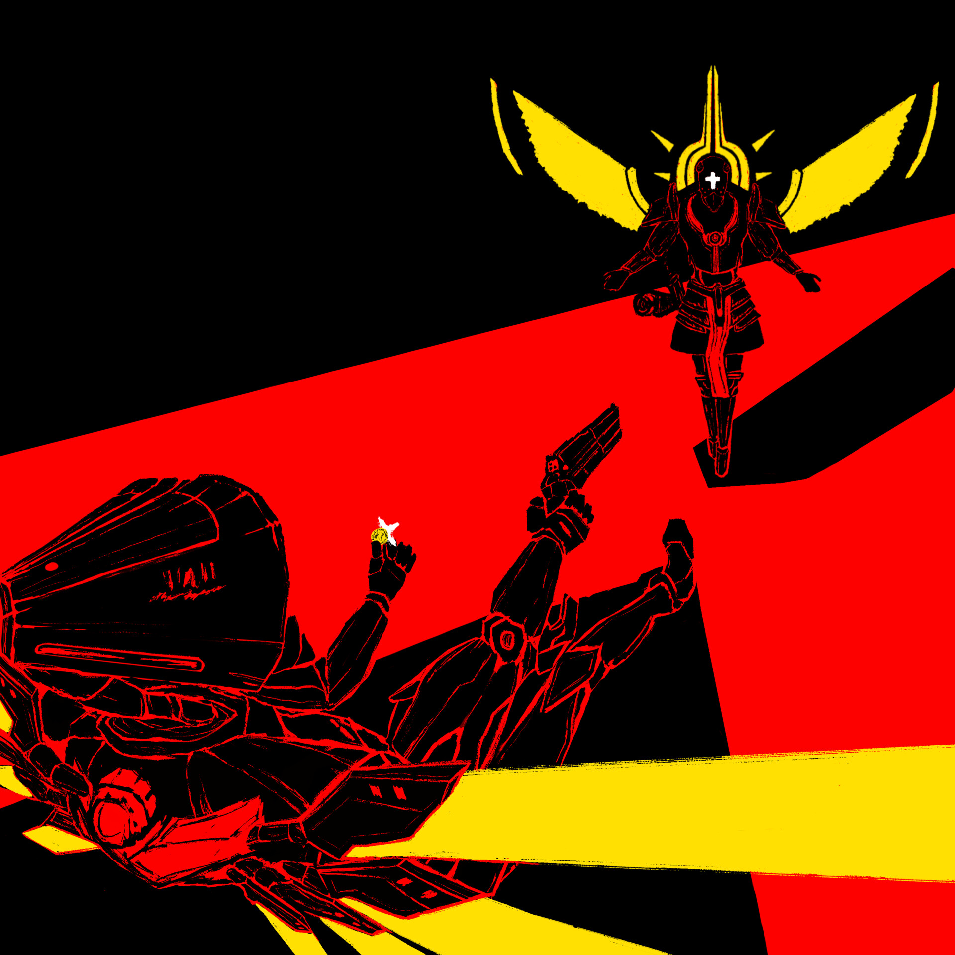 ArtStation - V1 vs Gabriel (Ultrakill)