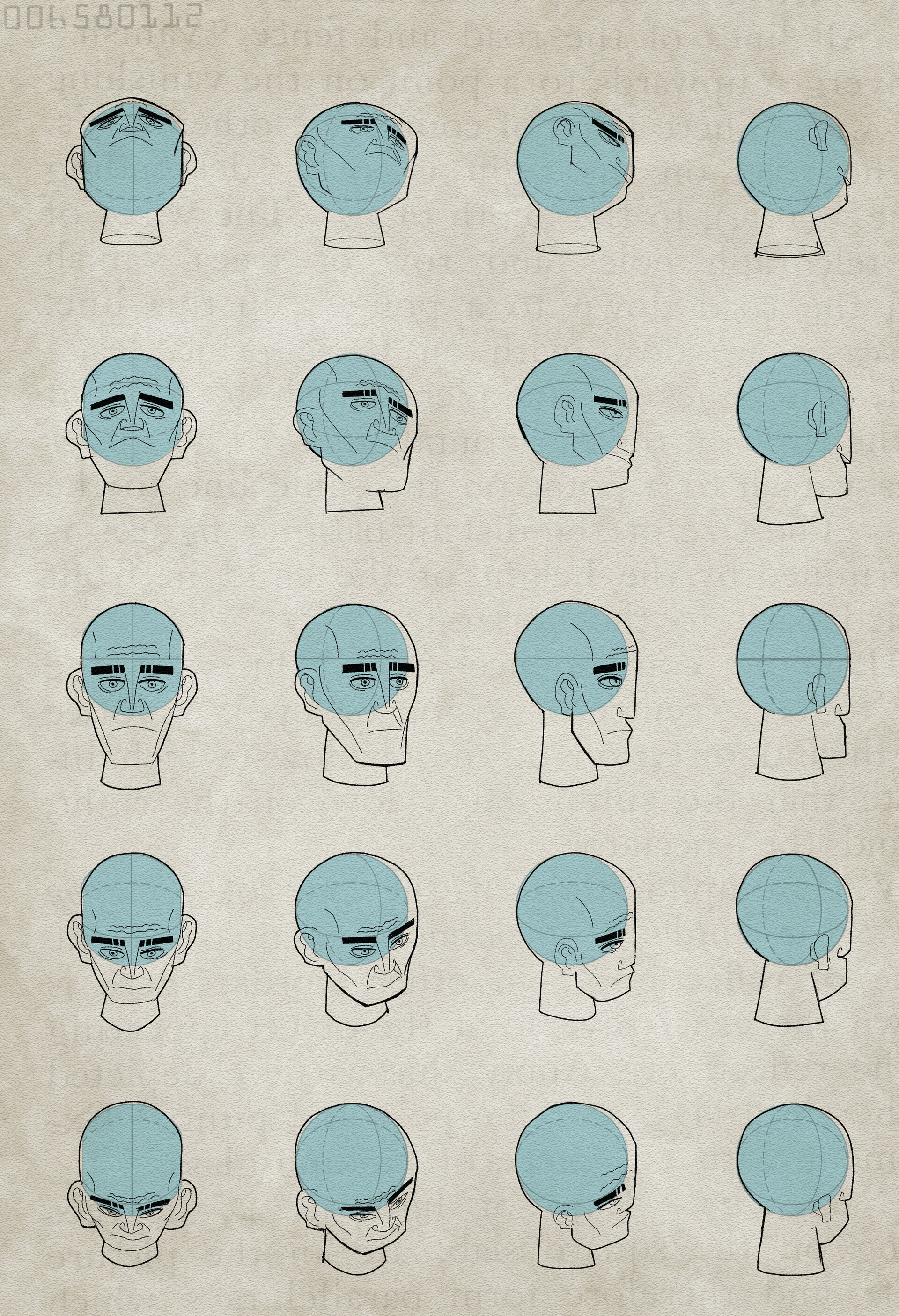 Beau Tatum - Head Model Turnarounds