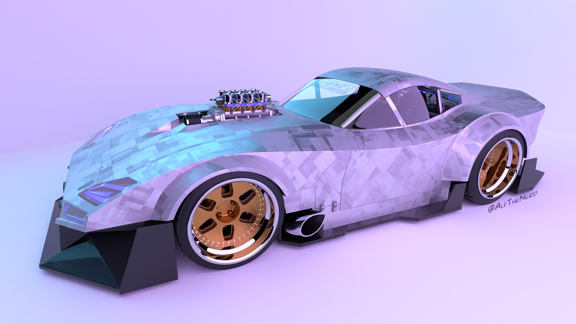ArtStation - 2021 Hot Wheels - Muscle & Blown - GRX50