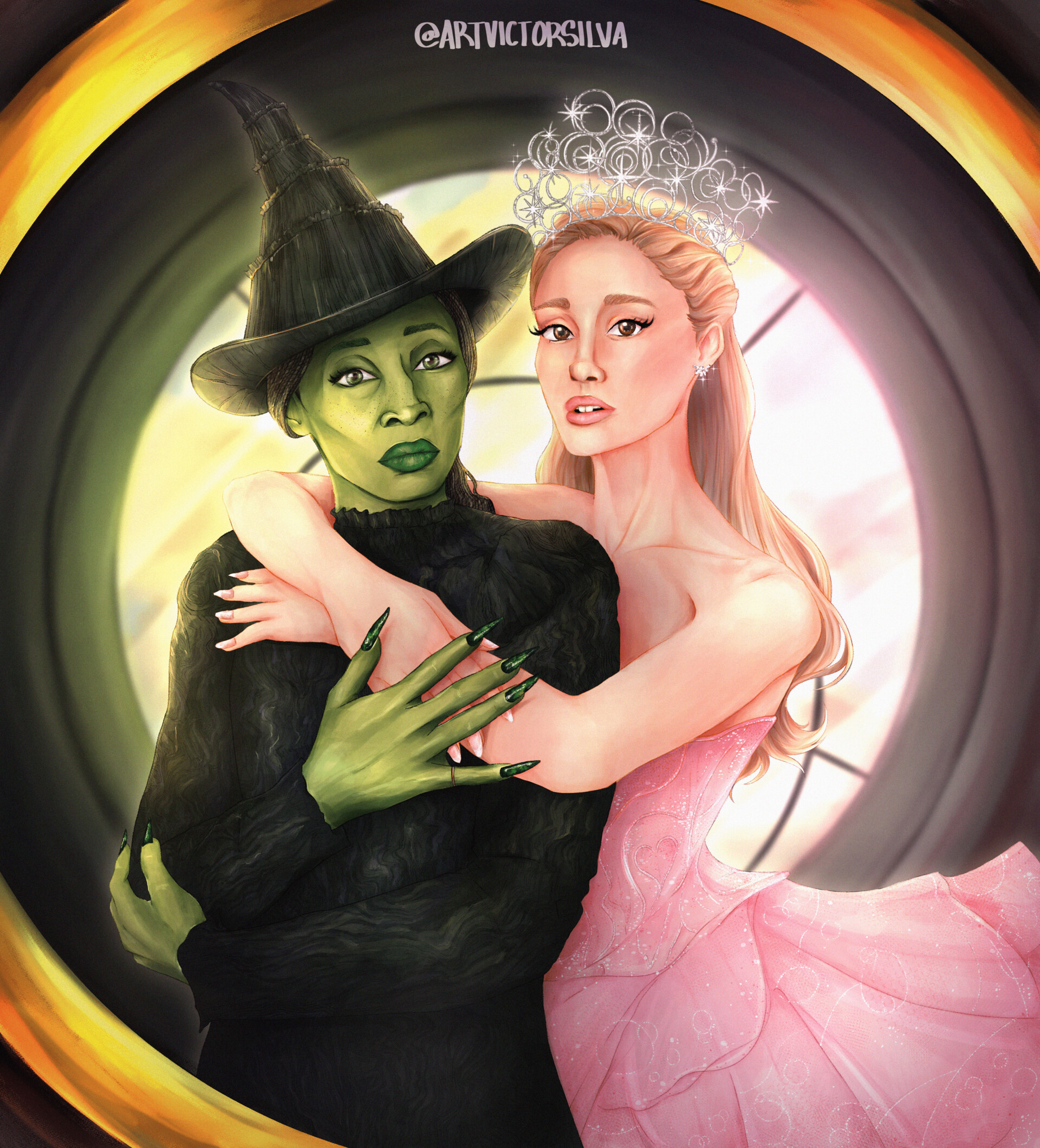 ArtStation - Wicked - Elphaba & Glinda