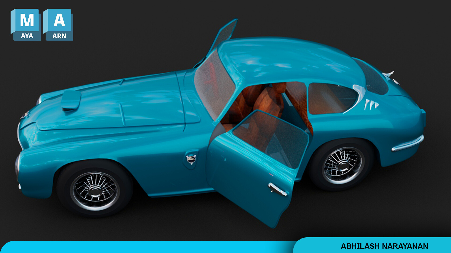 ArtStation - CAR 3D MODELING -AUTODESK MAYA , TEXTURE & RENDER -ARNOLD RENDER door open