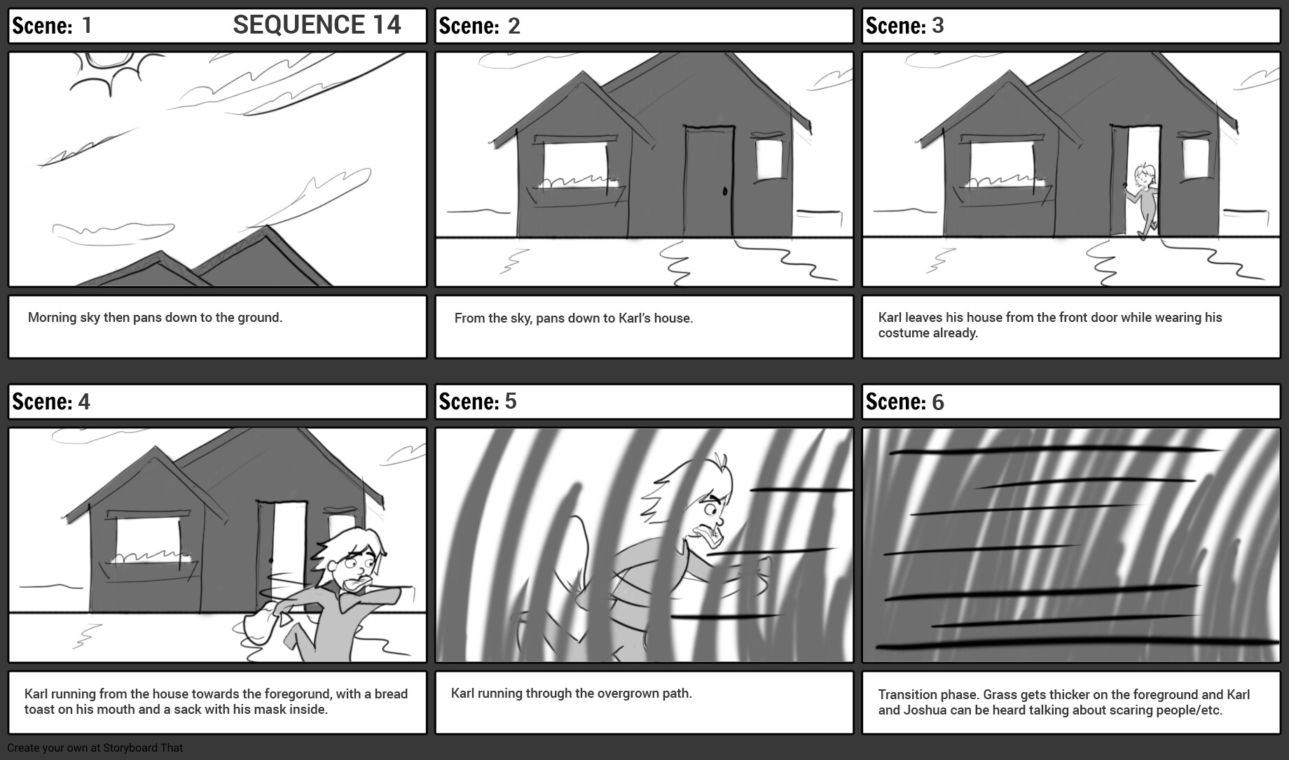Lorenzo Fajardo - Animation Elective - Storyboarding