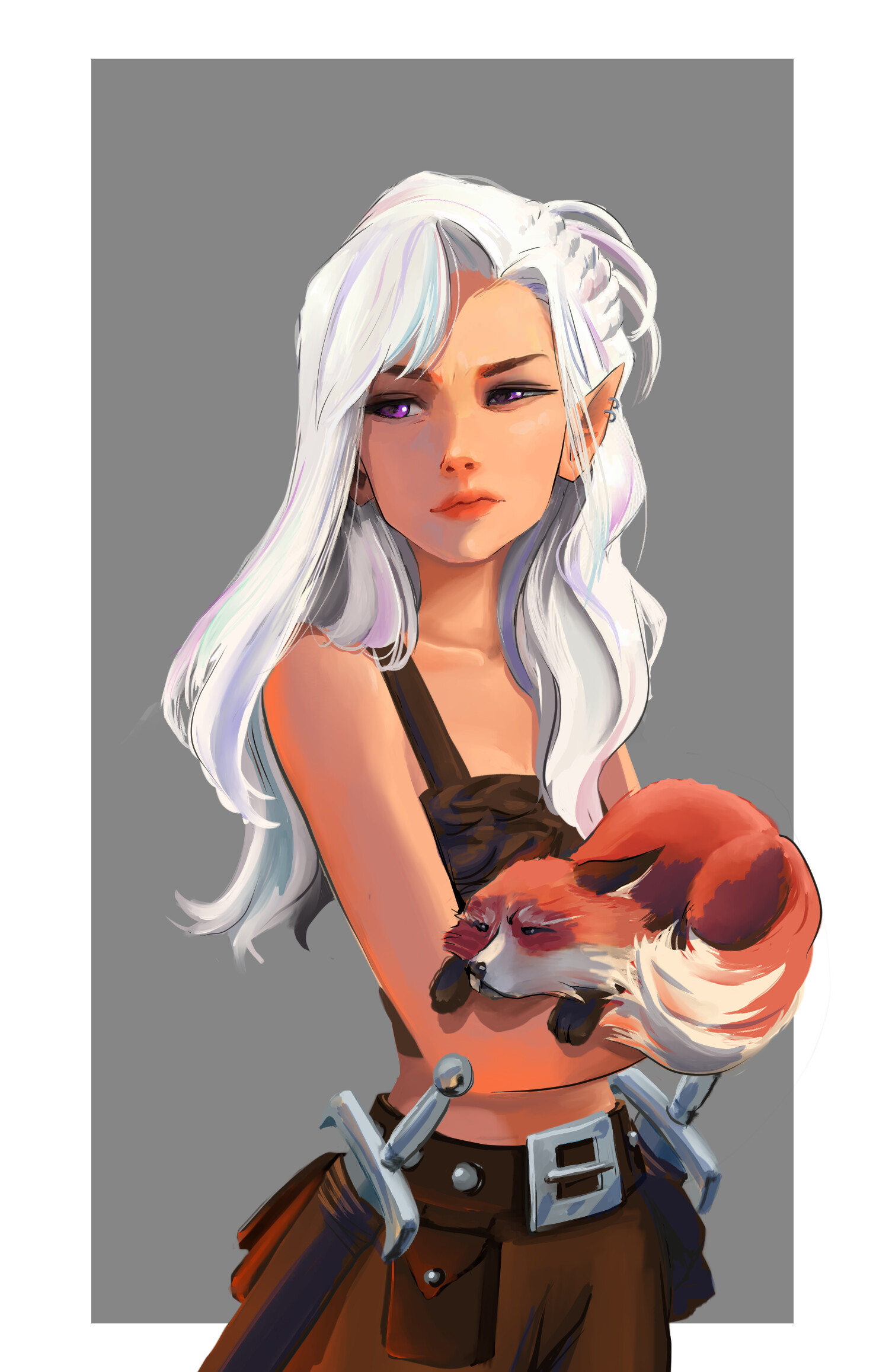 ArtStation - Defirae and his fox