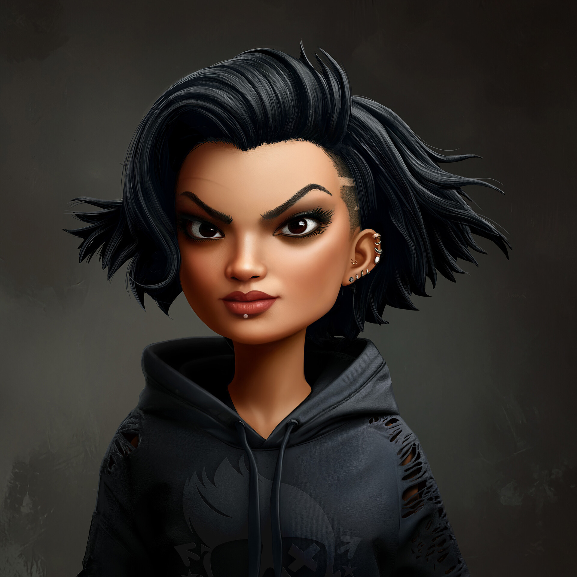 ArtStation - Red Flag Chubb portrait