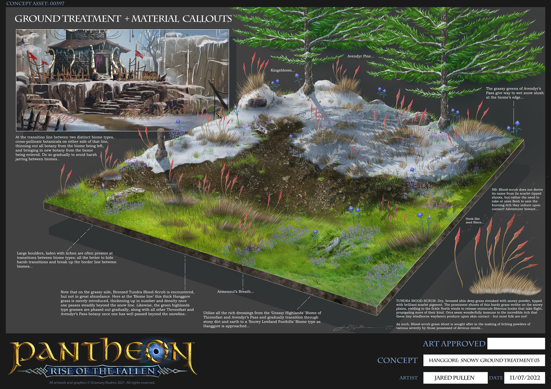 ArtStation - Thronefast to Hanggore Transition-Line Ground Treatment.