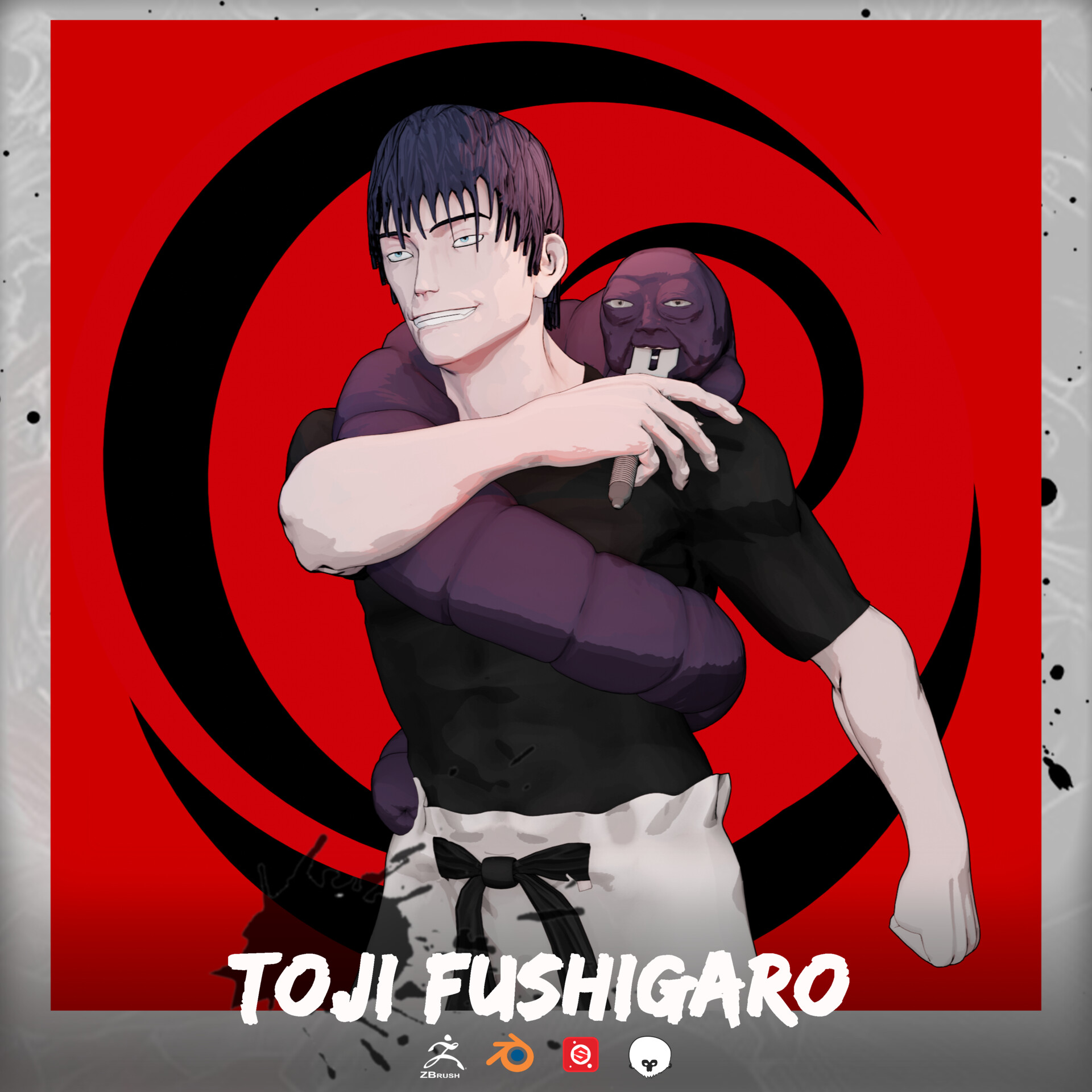 ArtStation - Game-Ready Toji Fushigaro