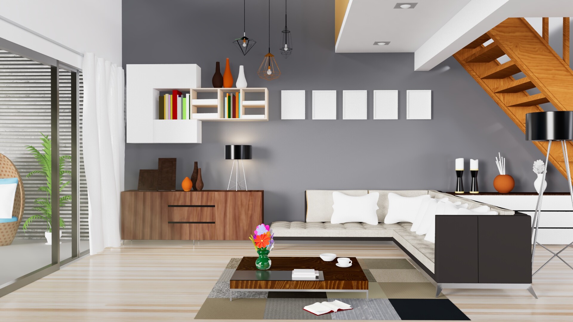 ArtStation - Living room model