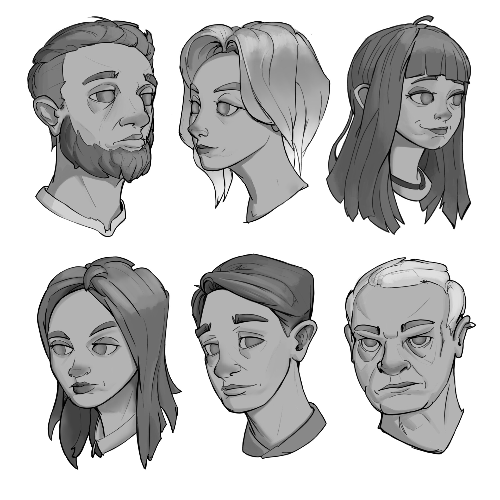 ArtStation - Portrait practice№1