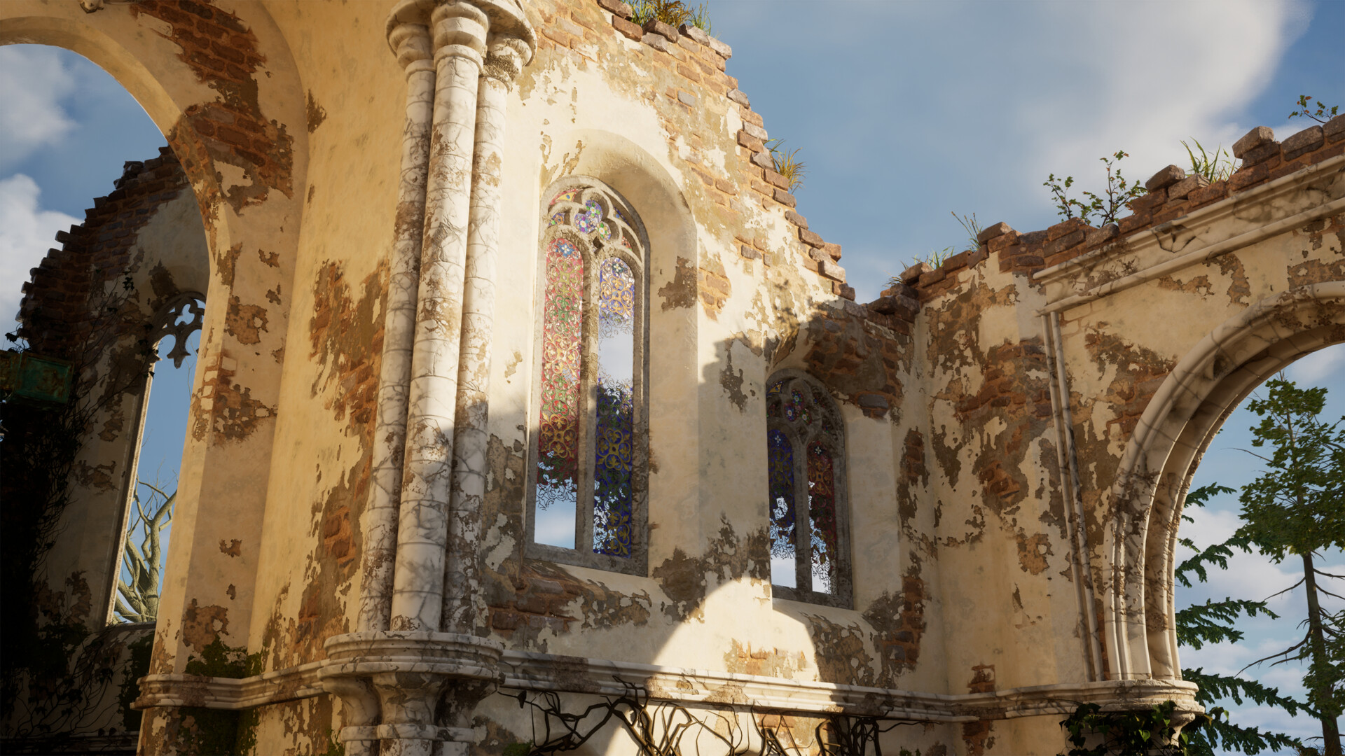 Peter Mai - Castlevania III Remastered: Stained glass window material