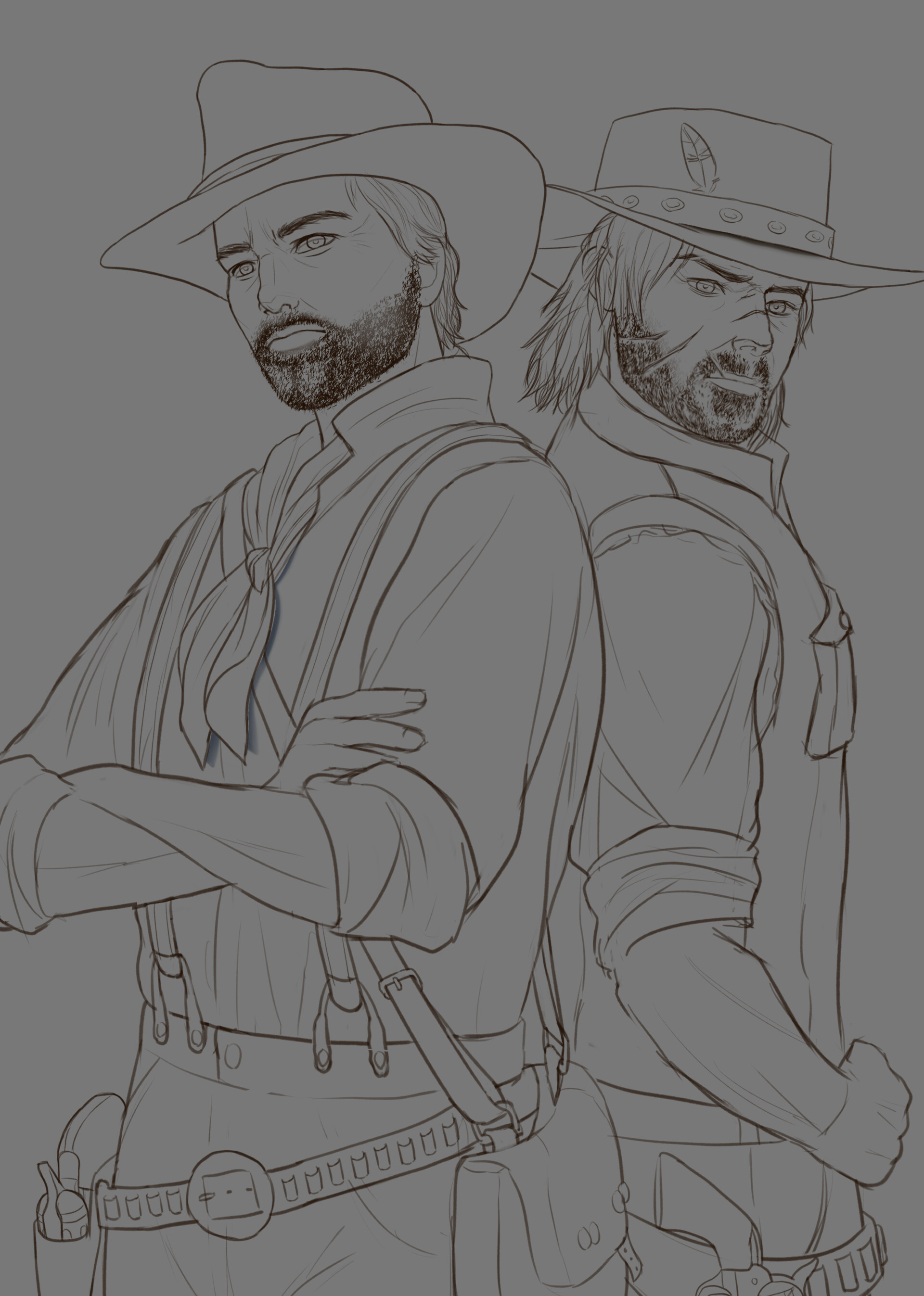 red dead redemption coloring sheet