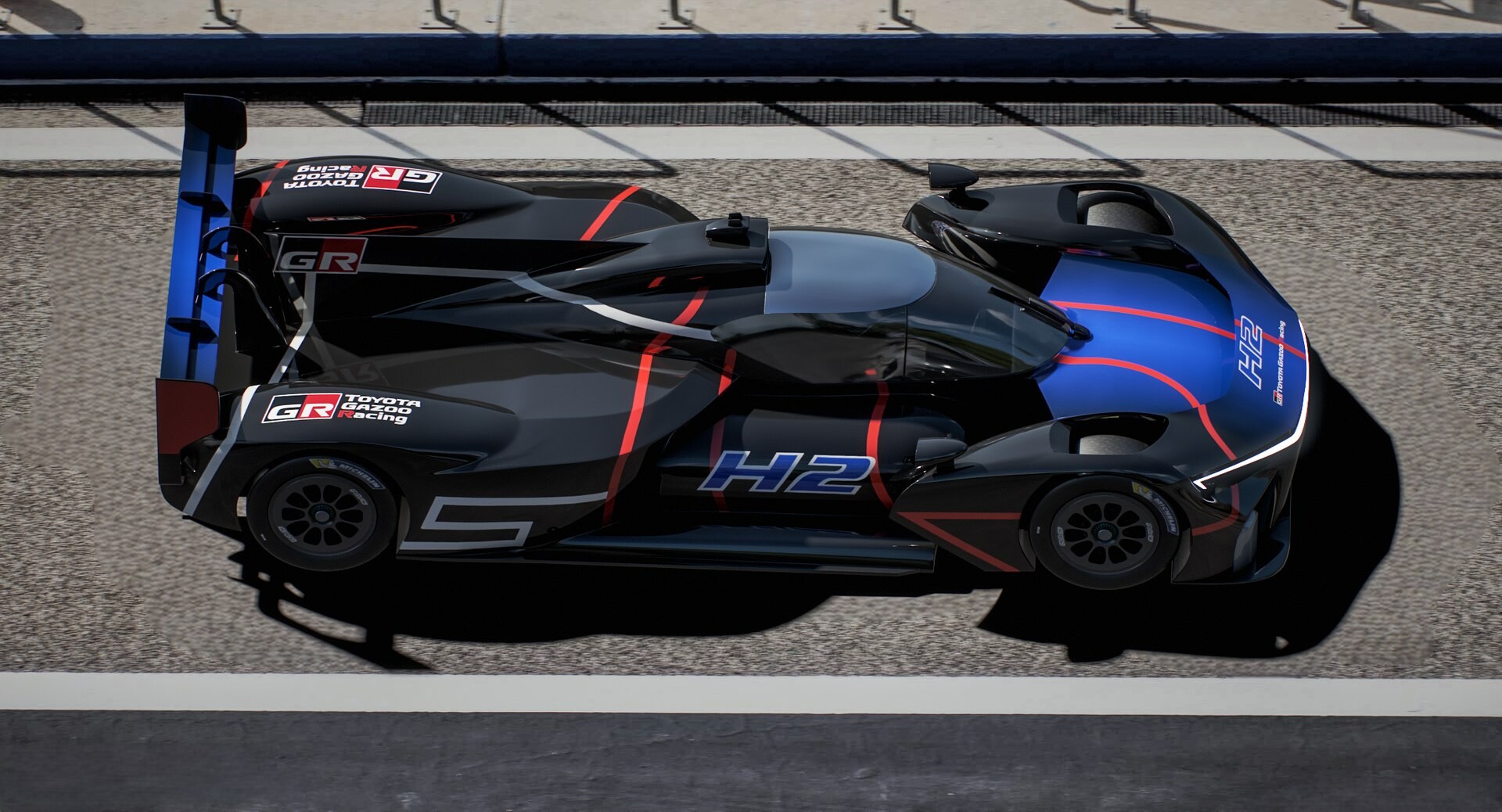 OpticalDreamSoft - Toyota GR H2 Racing Concept WEC Season 2026 PBR 3D model