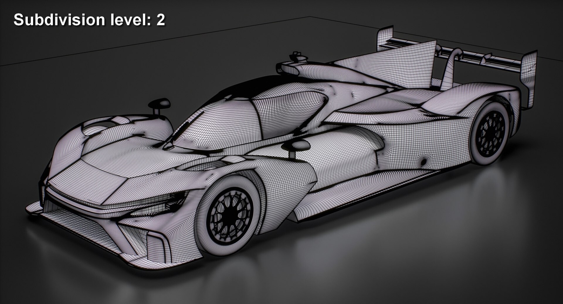 OpticalDreamSoft - Toyota GR H2 Racing Concept WEC Season 2026 PBR 3D model
