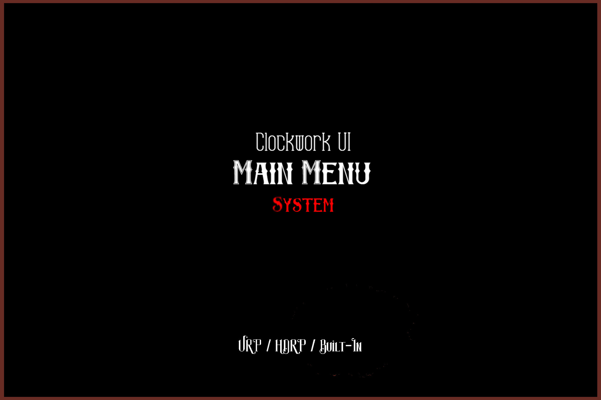 ArtStation - Clockwork UI Main Menu System