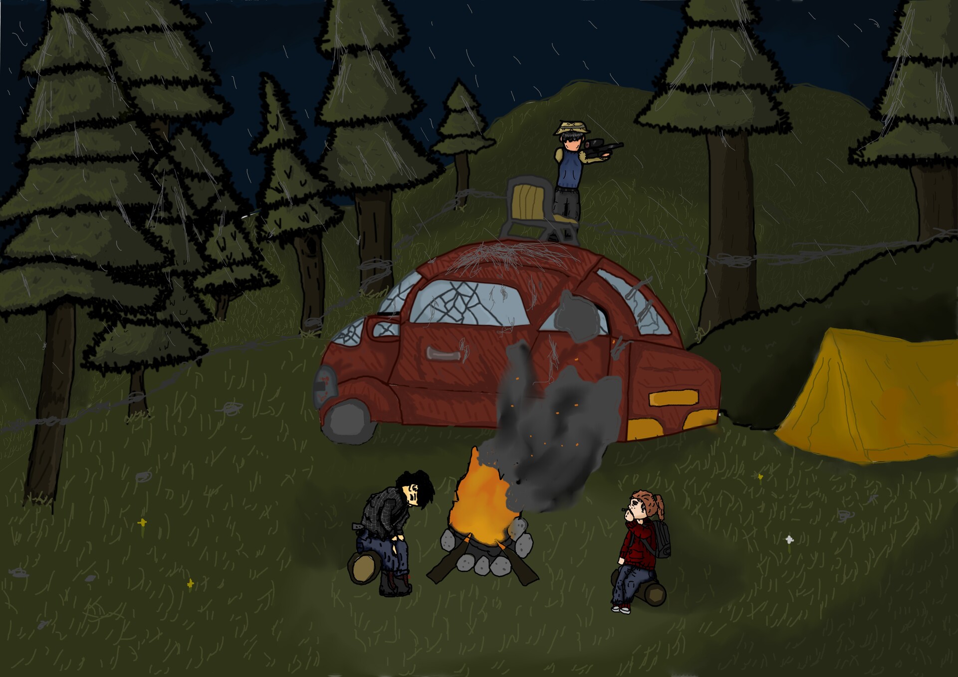 ArtStation - Apocalypse Campsite Environment