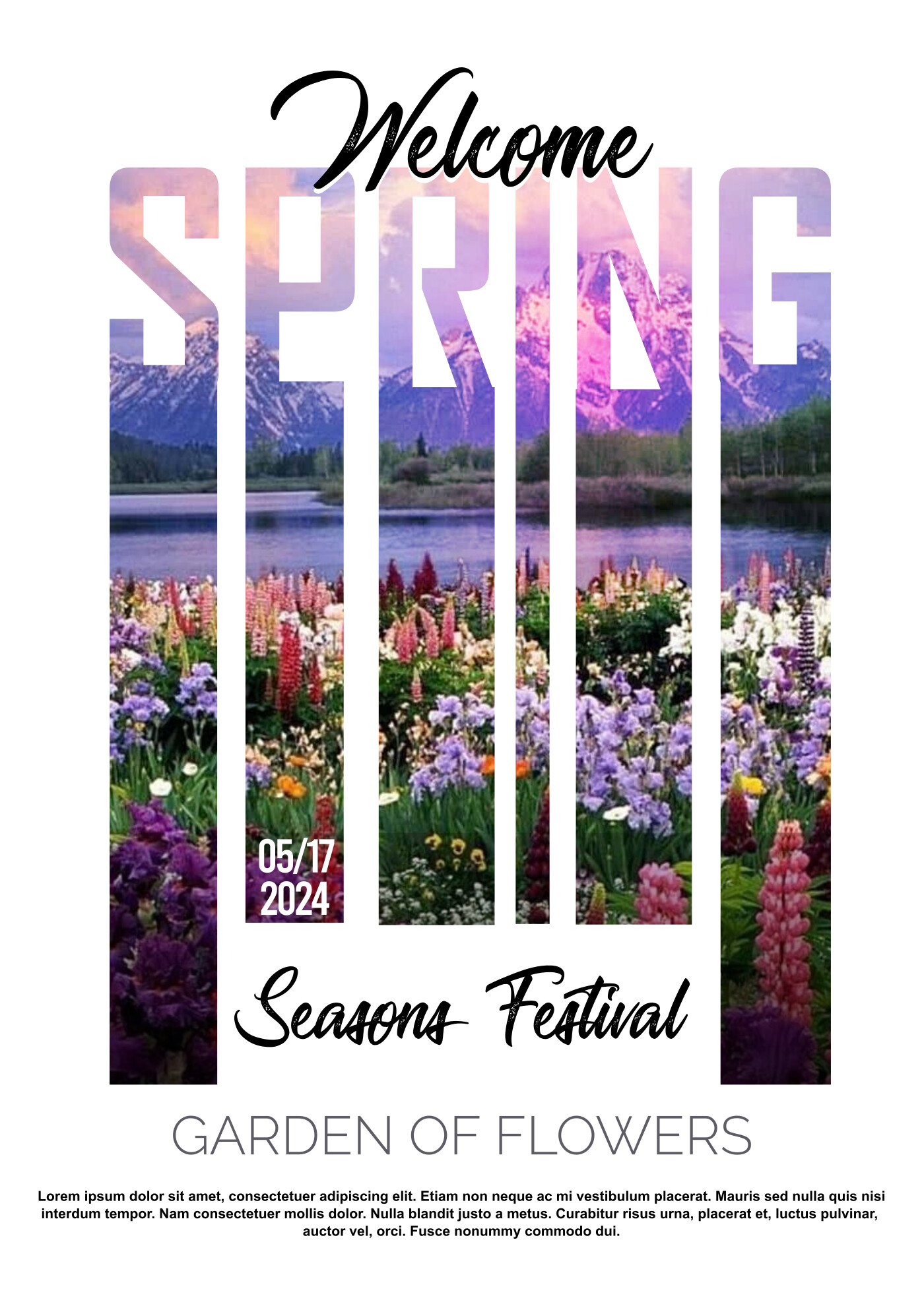 ArtStation - Spring Time Poster Design