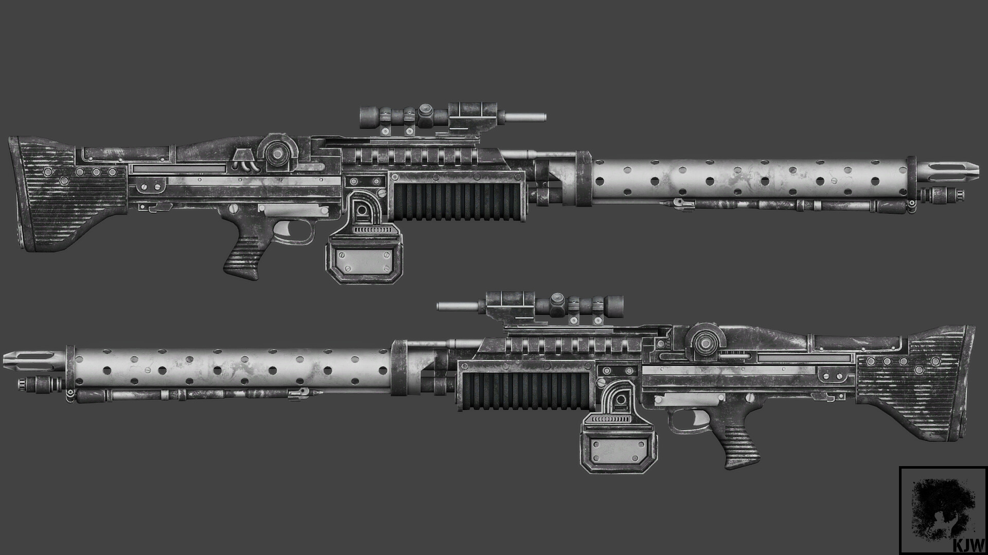 ArtStation - M-45 "Roba" Repeating Ion Blaster