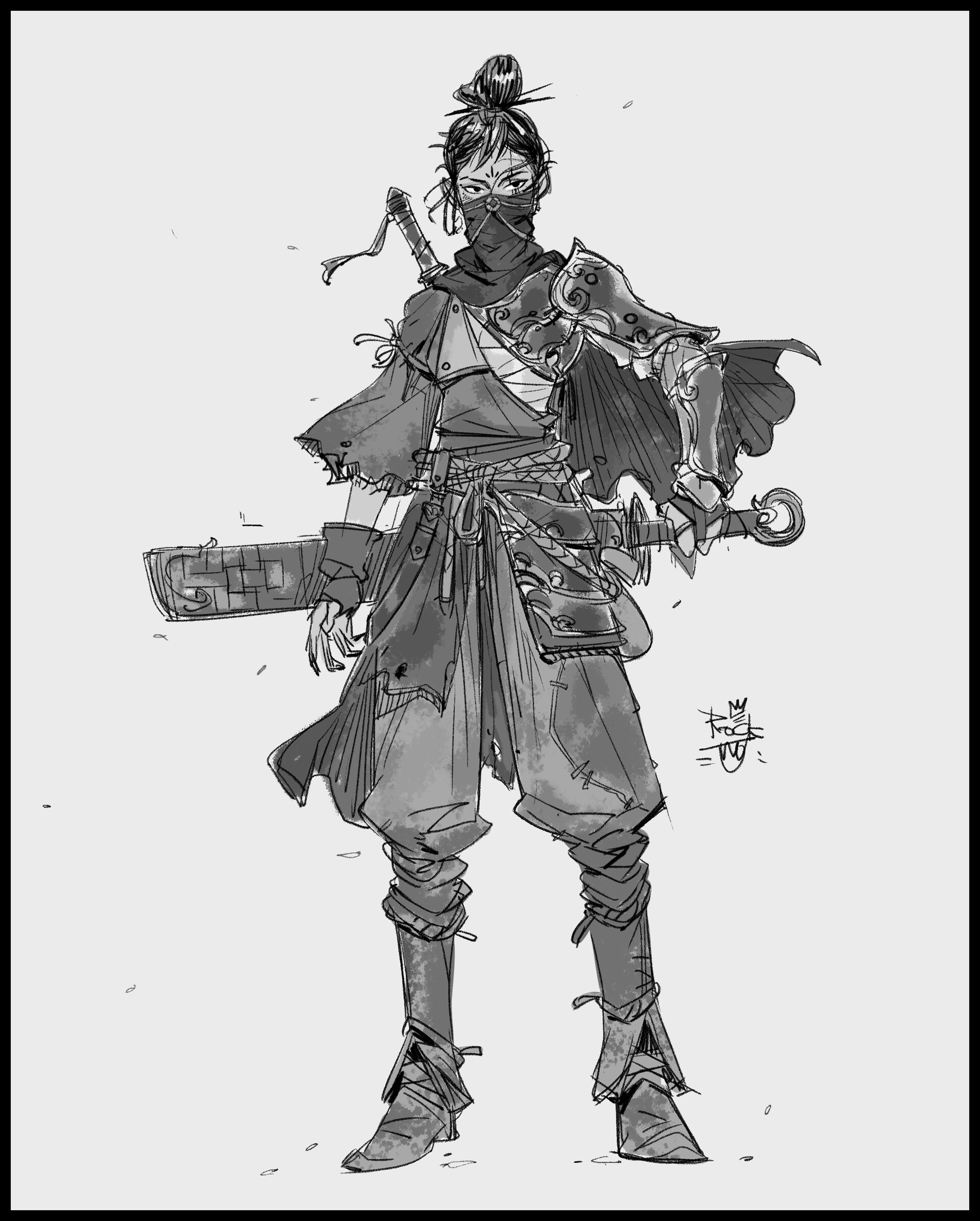 Rock D - Some Wu Xia Female Character Variants