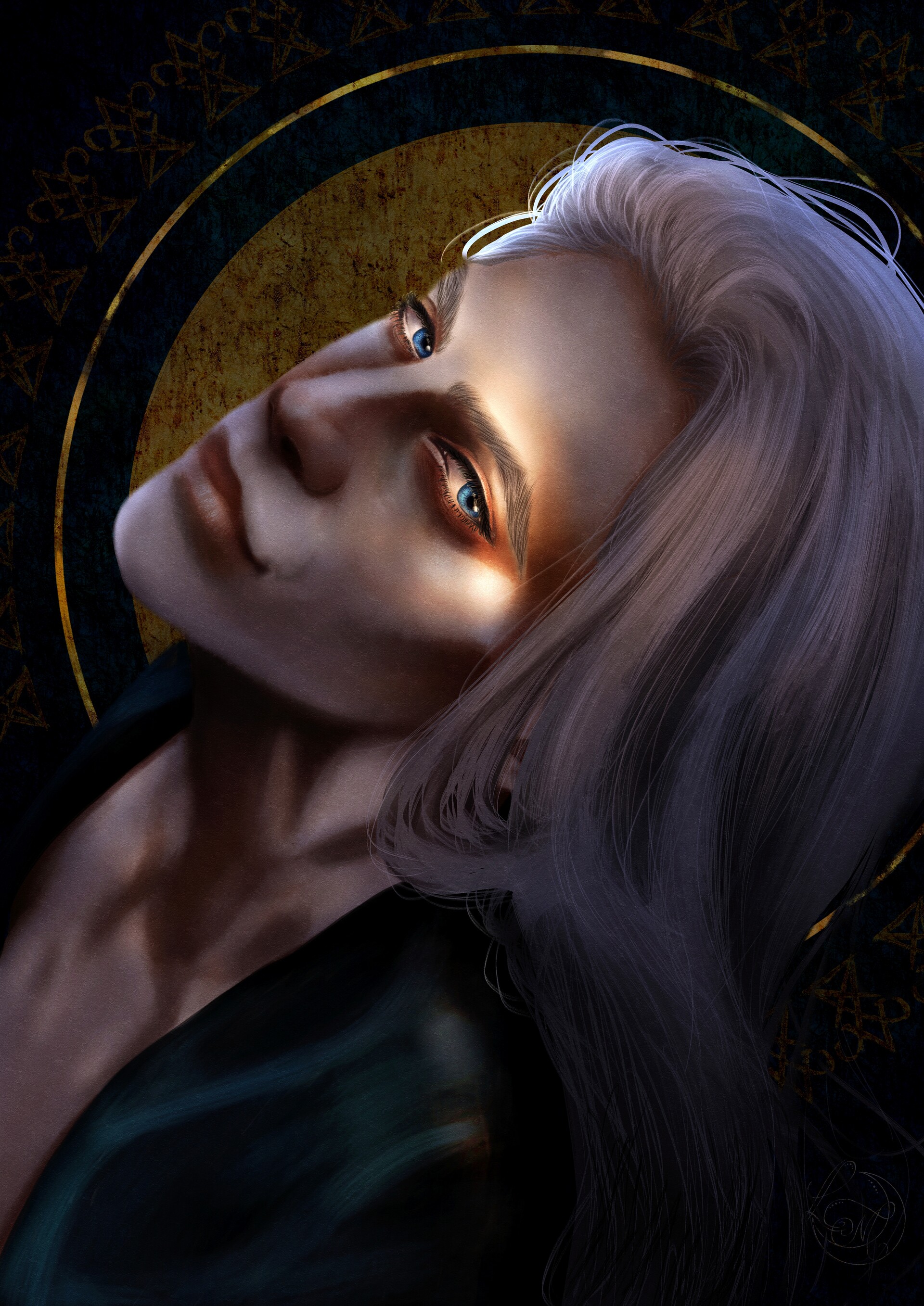 ArtStation - Lucifer | Deity Portrait