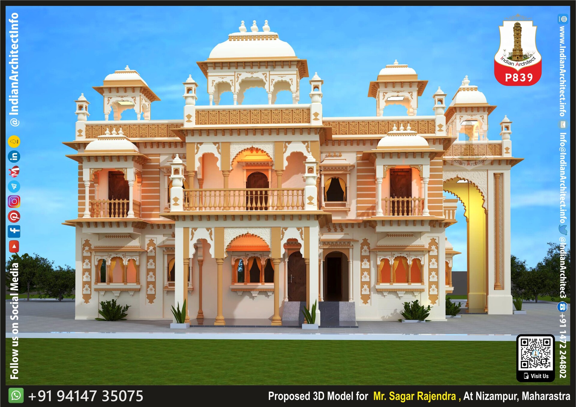 ArtStation - P839 Heritage haveli Project