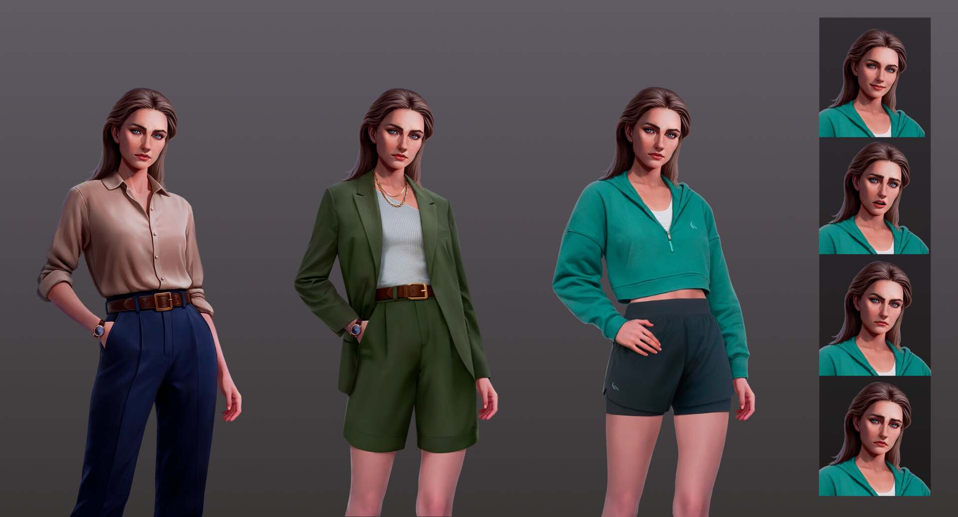 ArtStation - Survival Stories_Lost Horizon_MC_Female