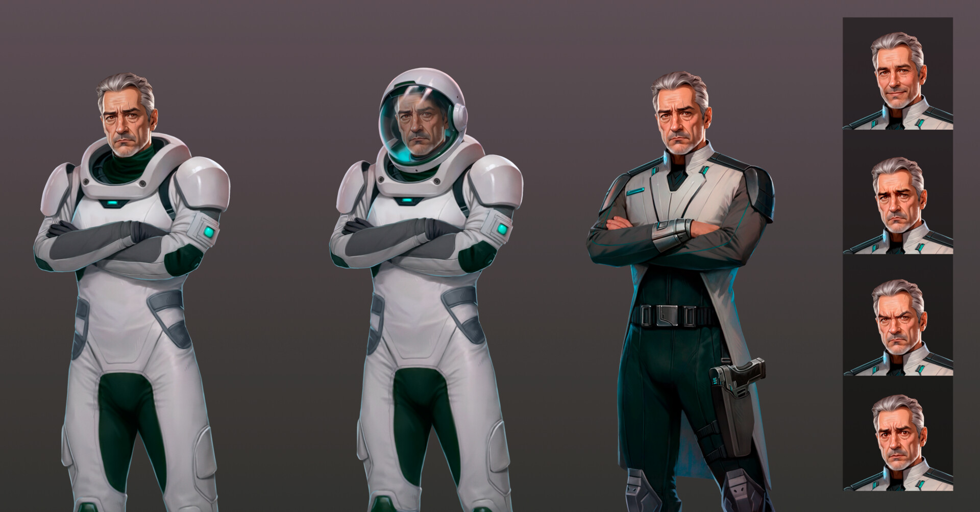 ArtStation - Survival Stories_Space Terror_Side characters