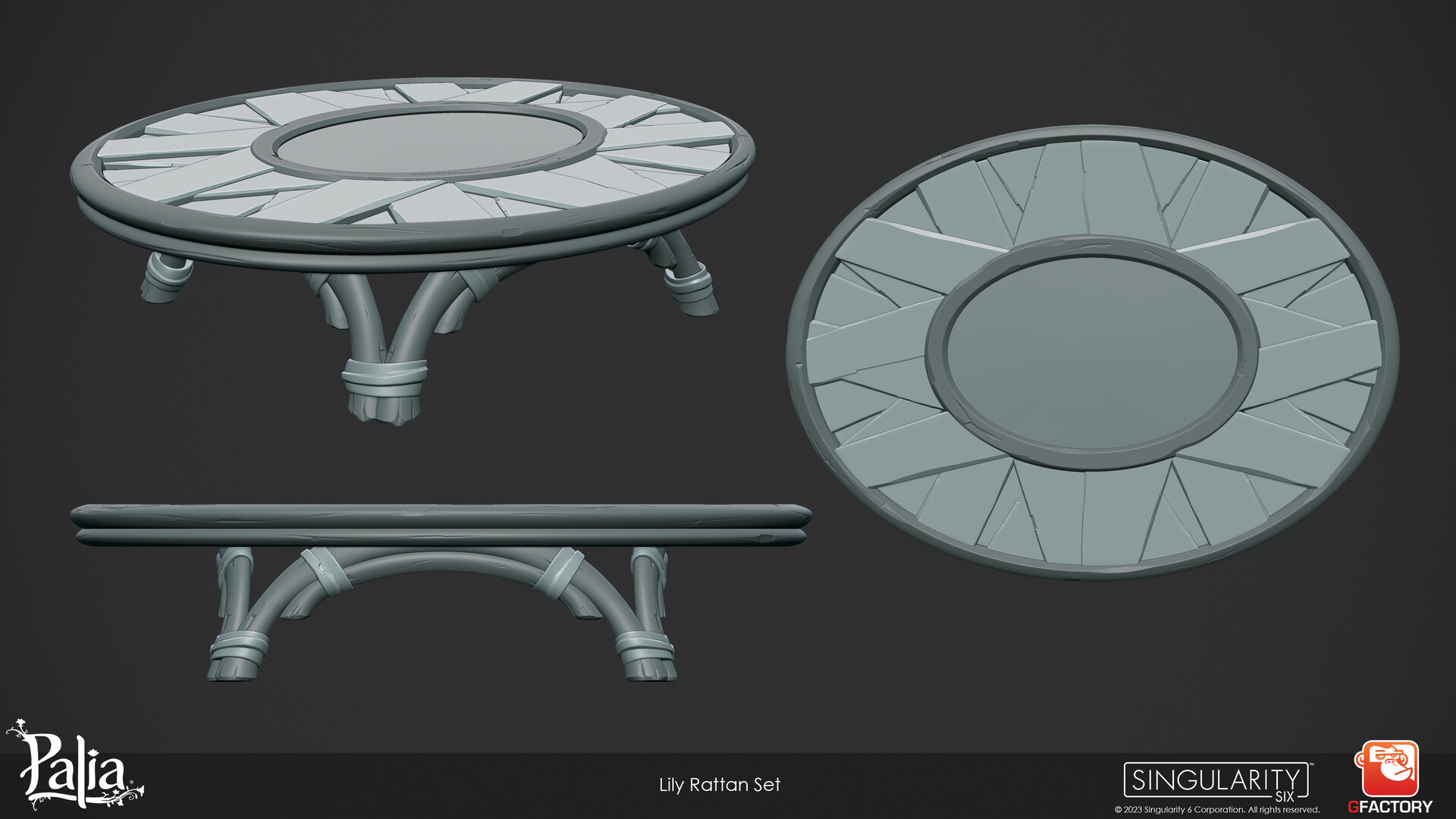 GFactory - Furniture - Lily Rattan Set