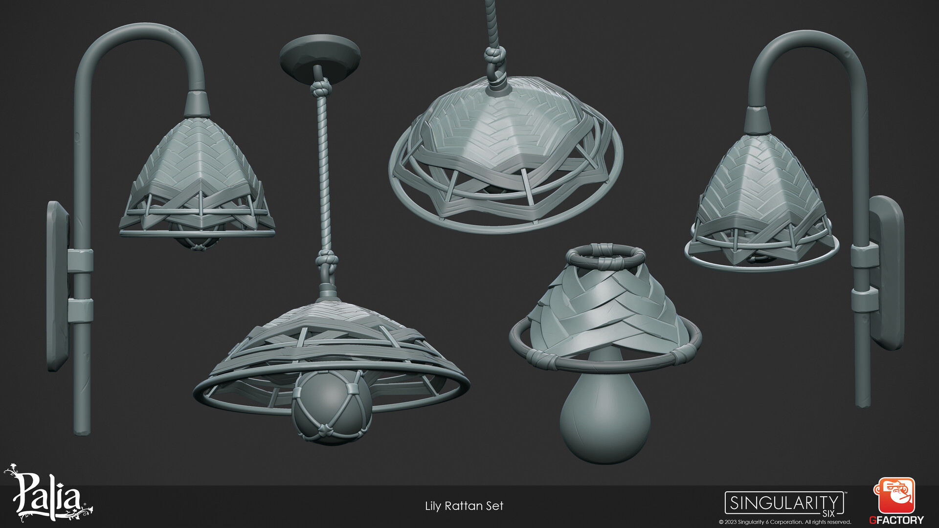 GFactory - Furniture - Lily Rattan Set