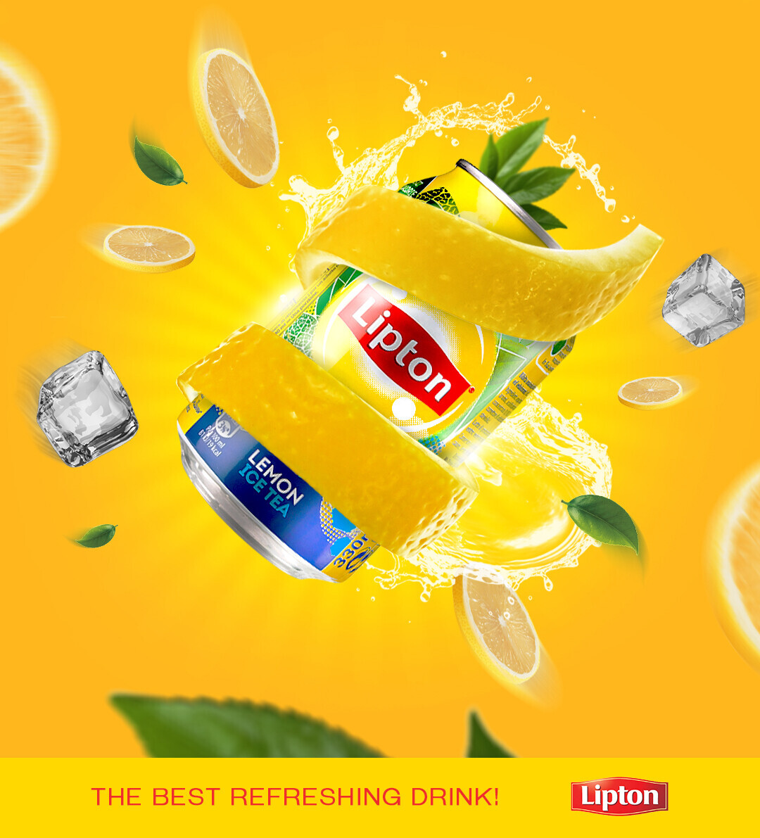 ArtStation - lipton ice tea banner