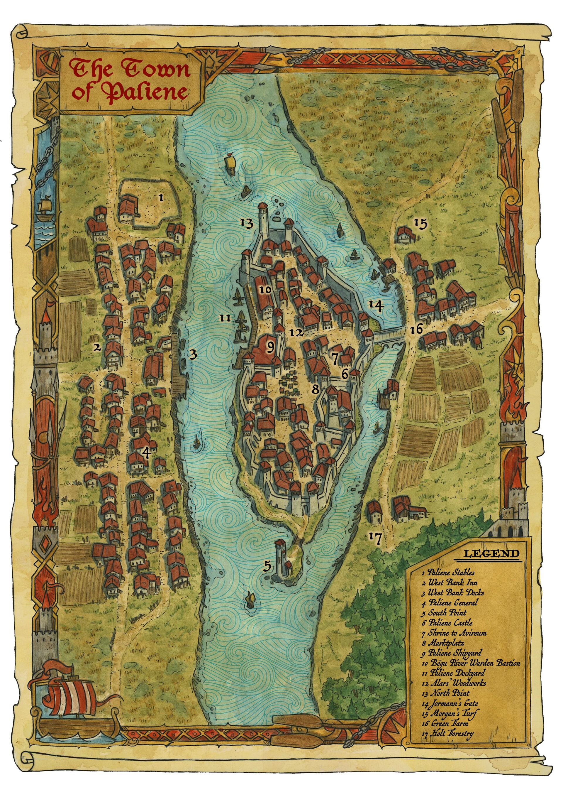 ArtStation - Maps and dungeons created for the new RPG project by ...