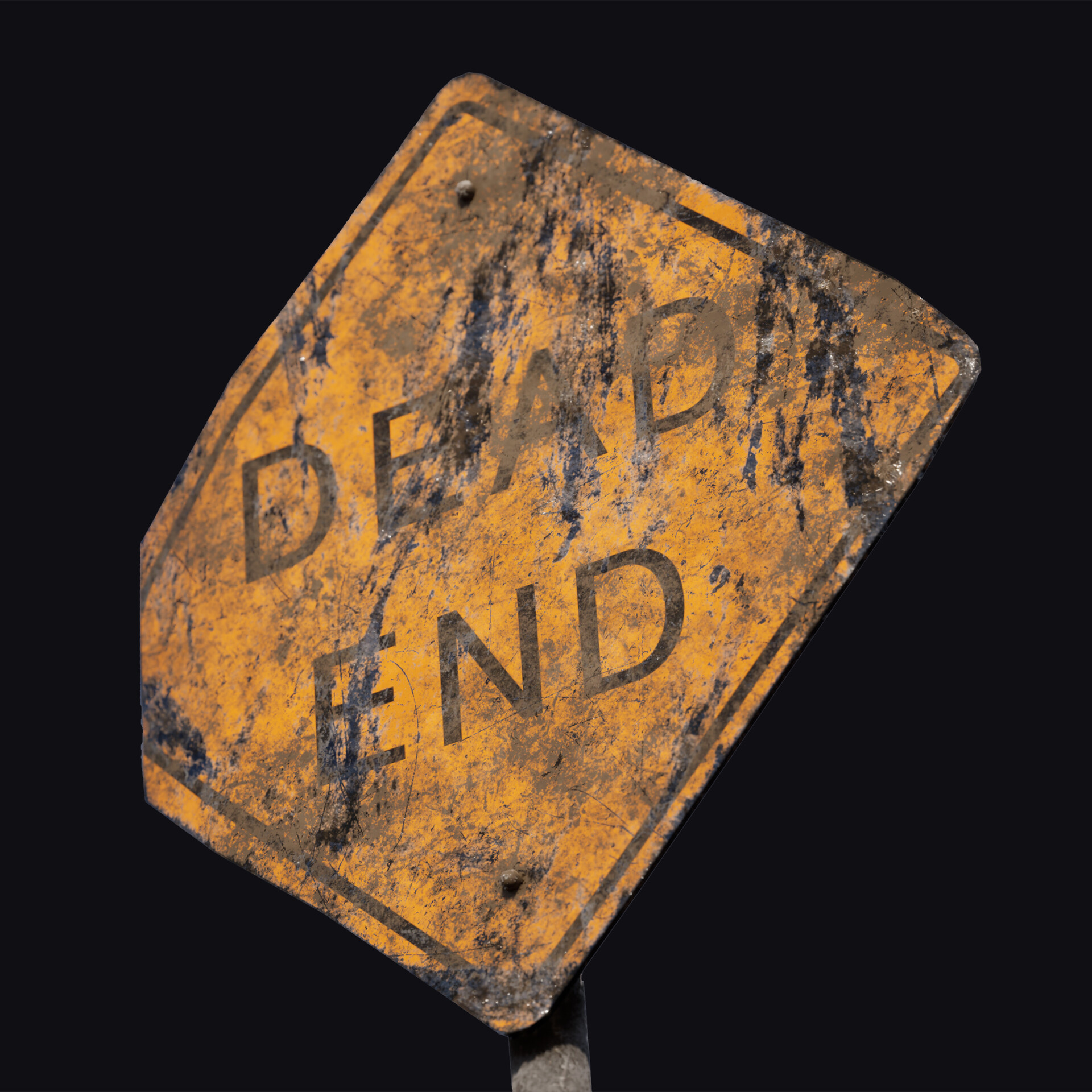 ArtStation - Post-Apocalyptic Road Signs