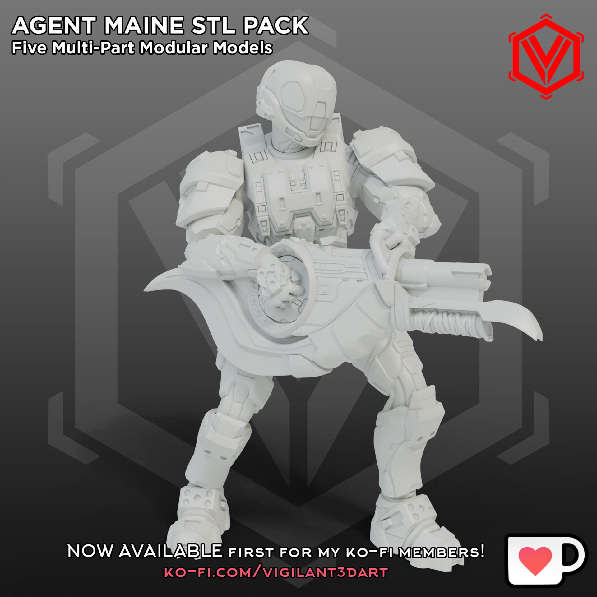 ArtStation - Agent Maine - Red VS Blue / Halo Miniature Fan Project