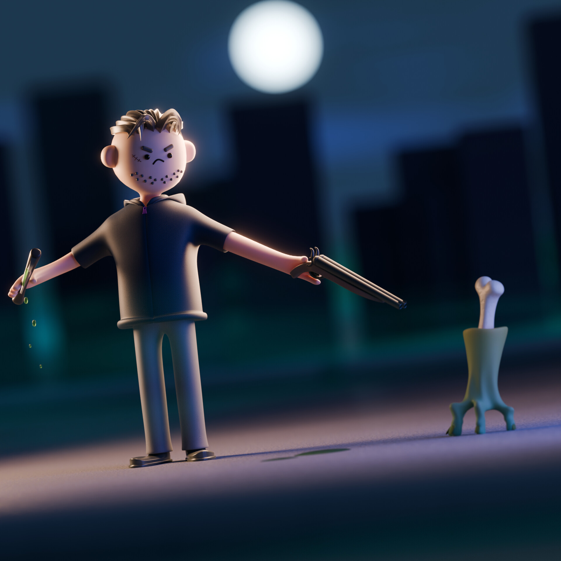 ArtStation - Zombie Slayer