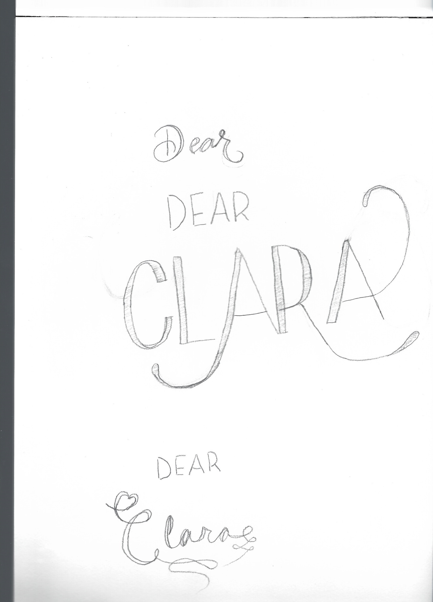 Kaitlin Burge - Dear Clara Cover Test