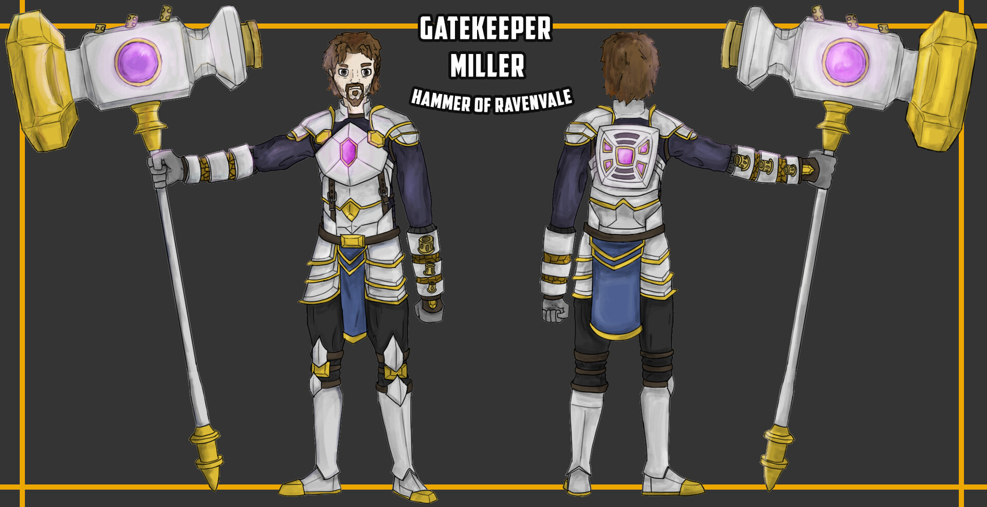 ArtStation - Gatekeeper Miller: The Hammer of Ravenvale