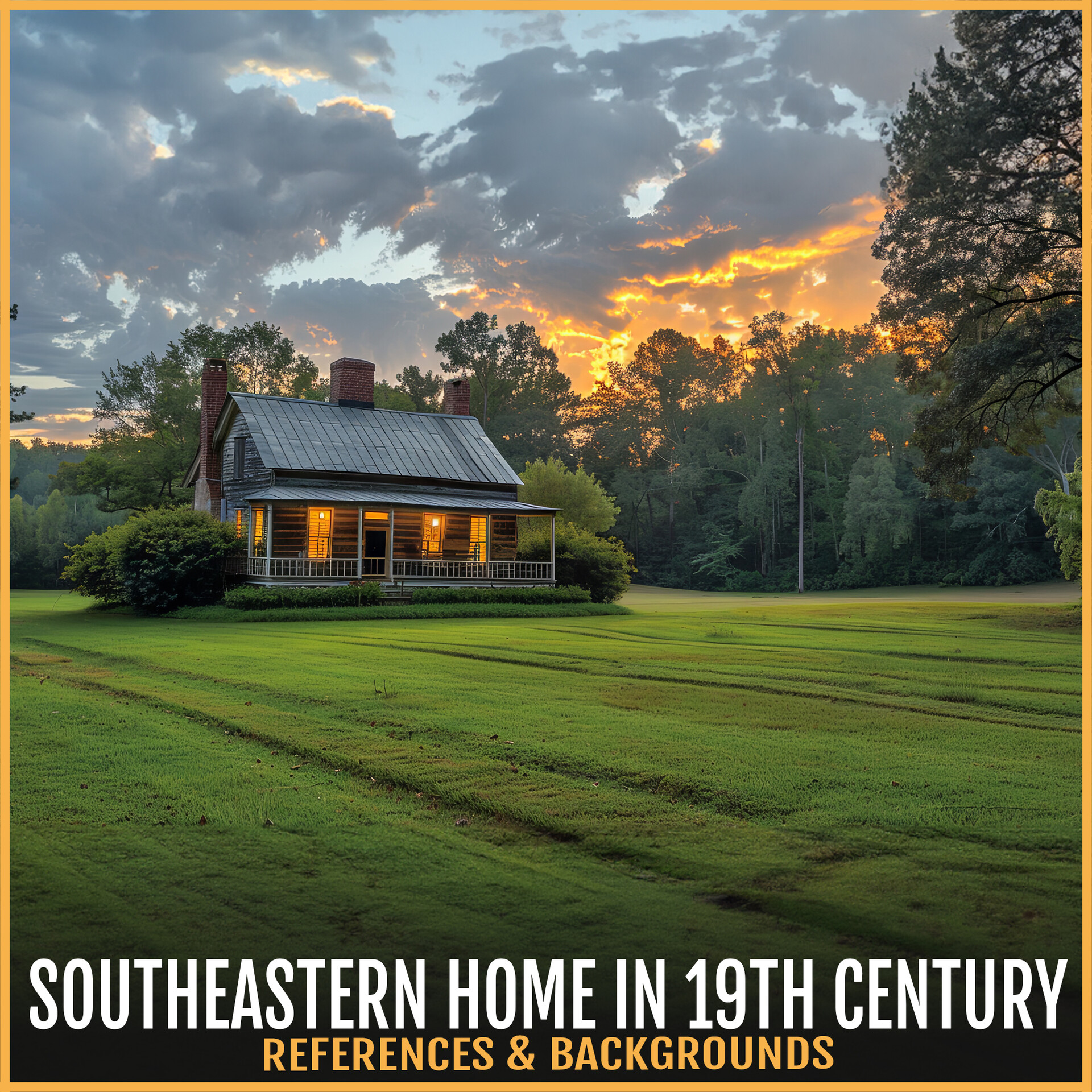 ArtStation - 606 southeastern home in 19th century